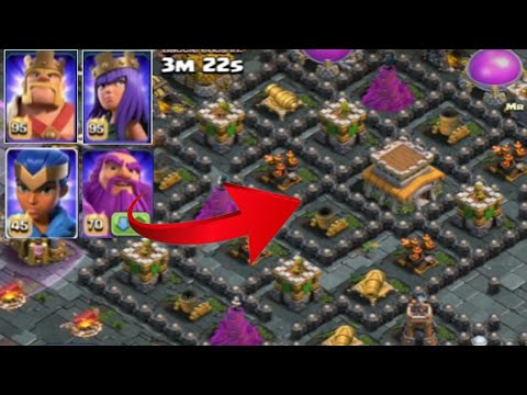 All Max Heros Vs Max Town hall 8 - clash of clans - YouTube