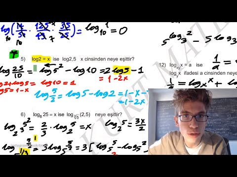 Tunç Kurt İle Logaritma-2(Tıkır-Tıkır Çöz!) Sıfırdan Logaritma