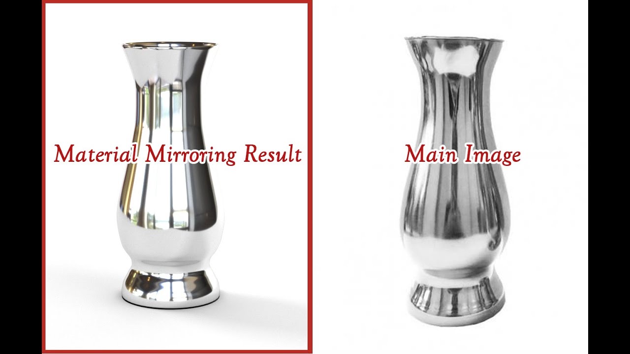 Making of chrome ( metal )material using 3Ds Max & Vray...عمل خامة معدن ...