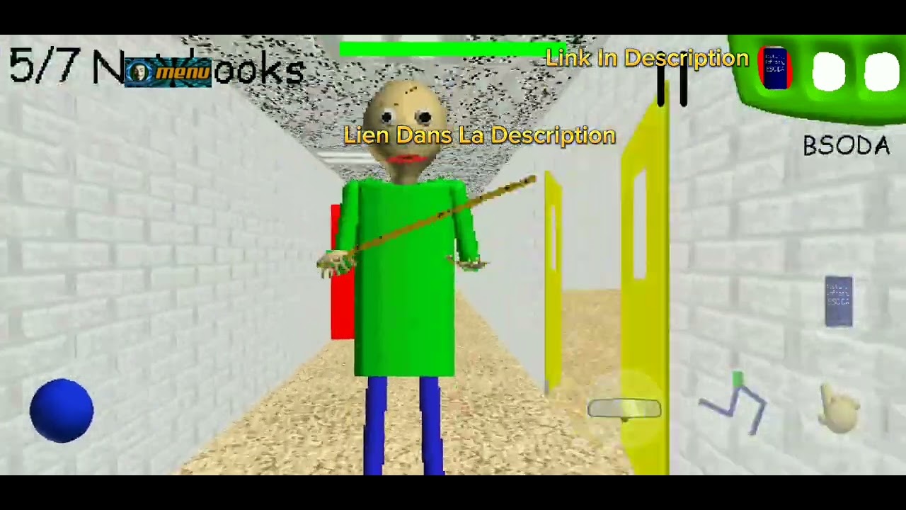 Baldi's Basics Mod Menu (First vidéo) - YouTube
