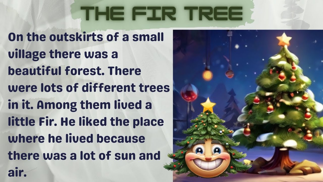Mysterious secrets of the Fir Tree | Learn English through Story ...