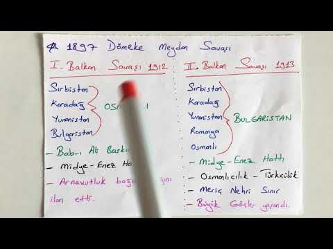 13) Balkan Savaşları | Ayt , Kpss Tarih 2024
