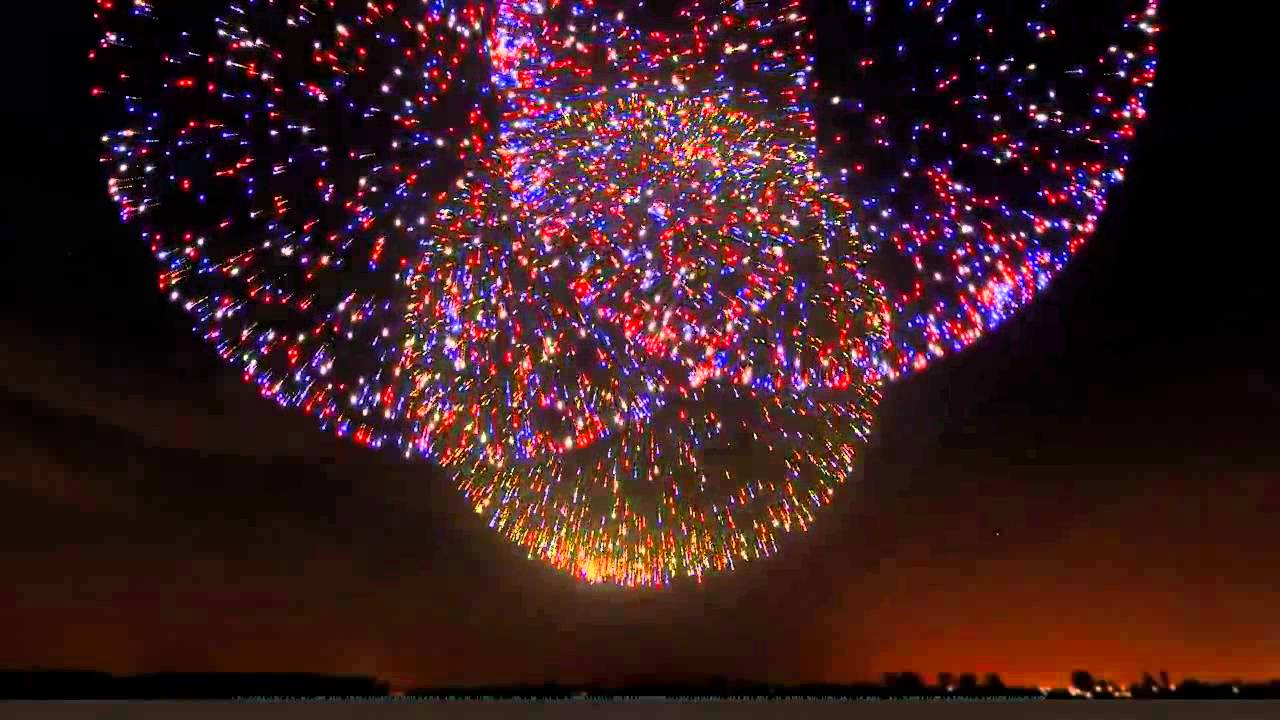 Synchronized Fireworks Show FWsim Simulator Rolling In The Deep, Adele - YouTube