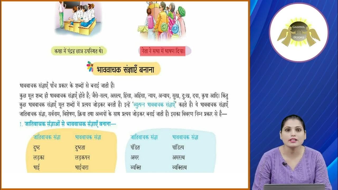 Ch 8 | Gabriel Book | Vyakaran | Class 7 | Sangya | For children - YouTube