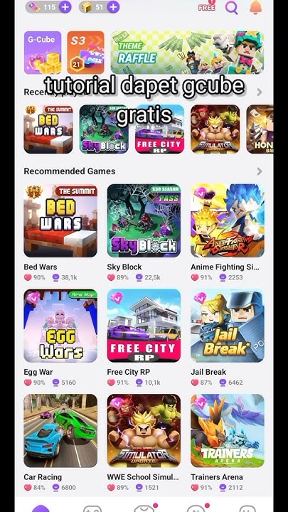 tutorial dapet GCUBE gratis 2025 🧢 #blockmangoindonesia - YouTube