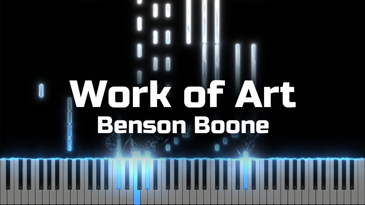 Benson Boone - Work of art | Piano Cover - YouTube