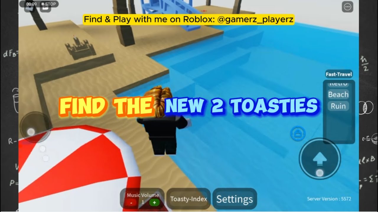 How to Find 2 New Toasty at BEACH? Find Together with me on Roblox ...