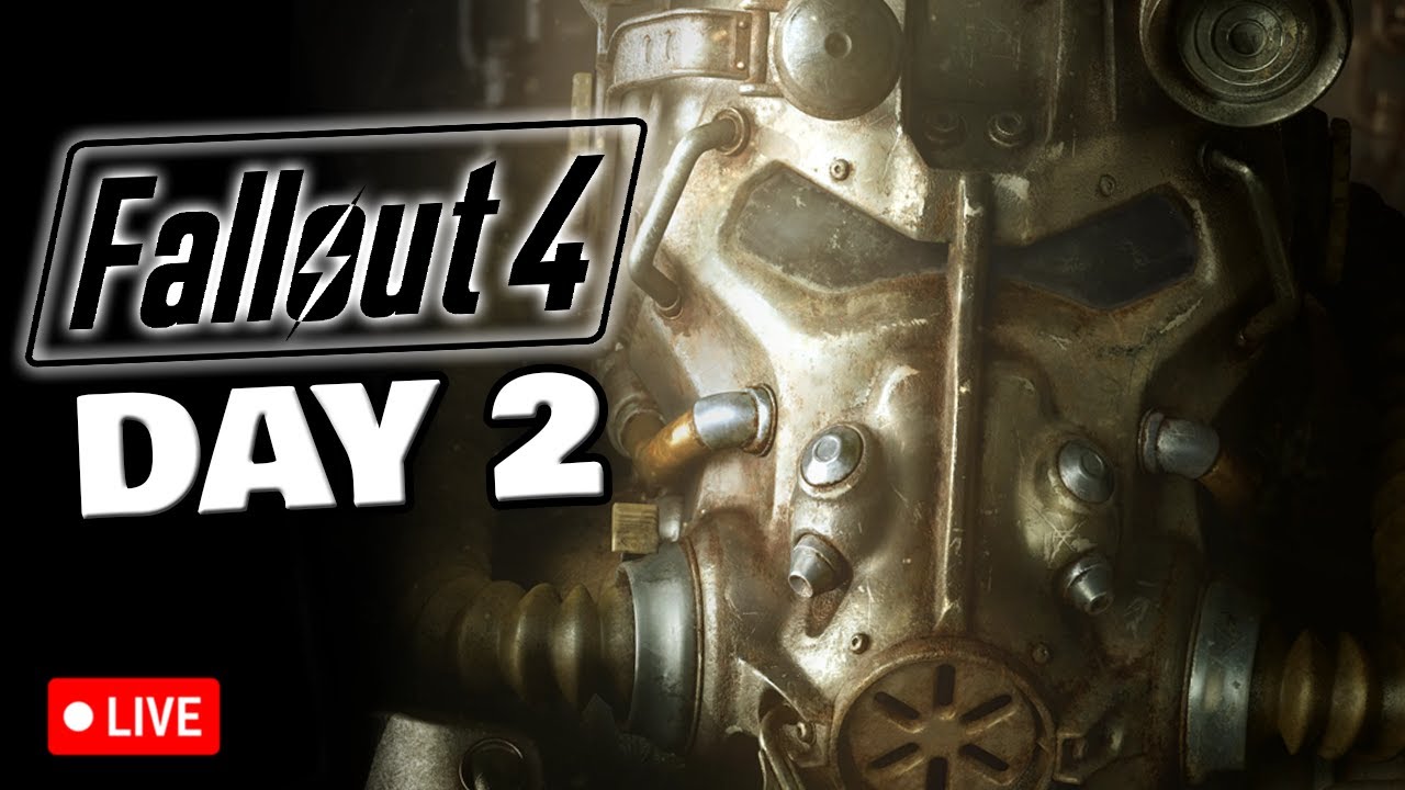LIVE | Fallout 4 - Full Playthrough + DLC - Day 2 (MODDED) - YouTube