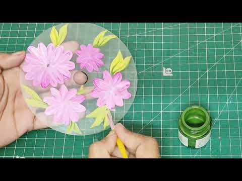 Make CD transparent easily / easy art diy @Crafetaria