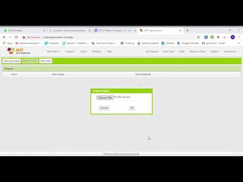 open your project (aia) file - YouTube