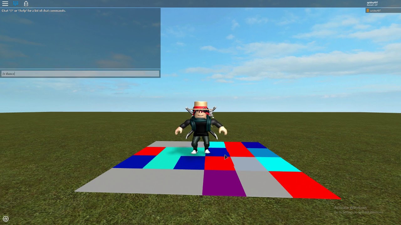 How to dance in roblox - YouTube