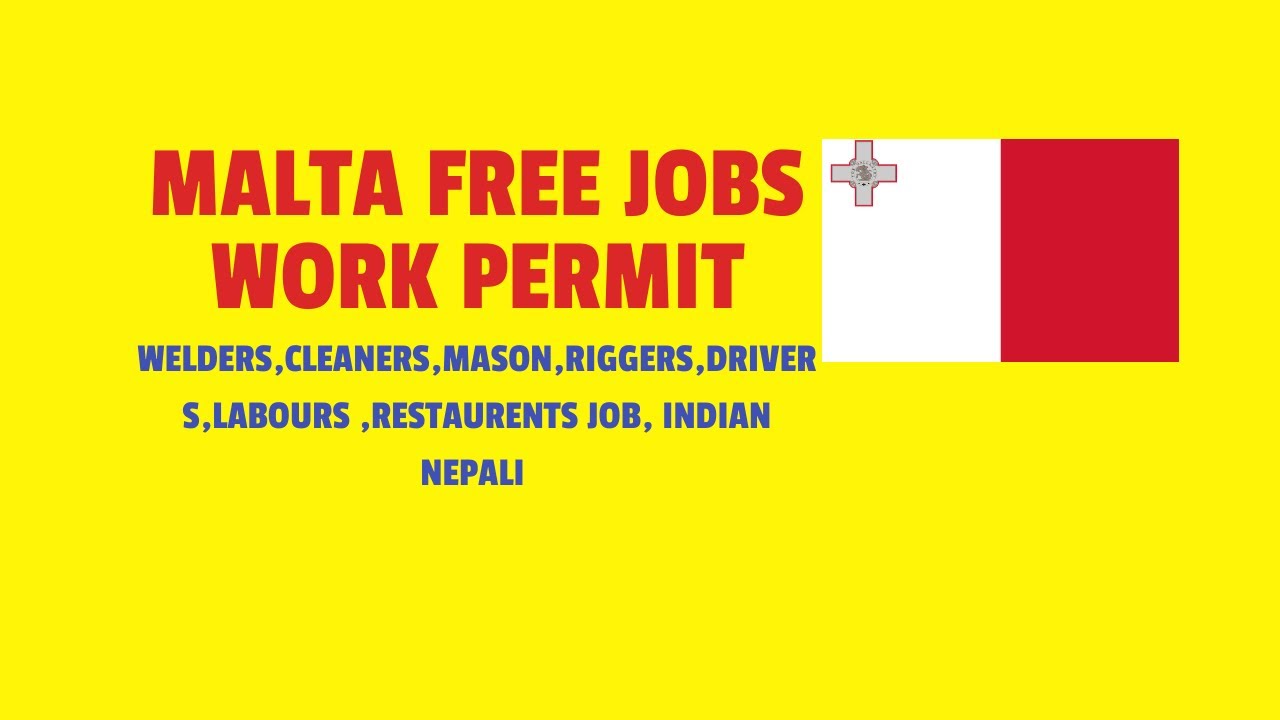 #visaticket #maltaworkpermit Malta Work Permit|Free Work Permit |How To ...