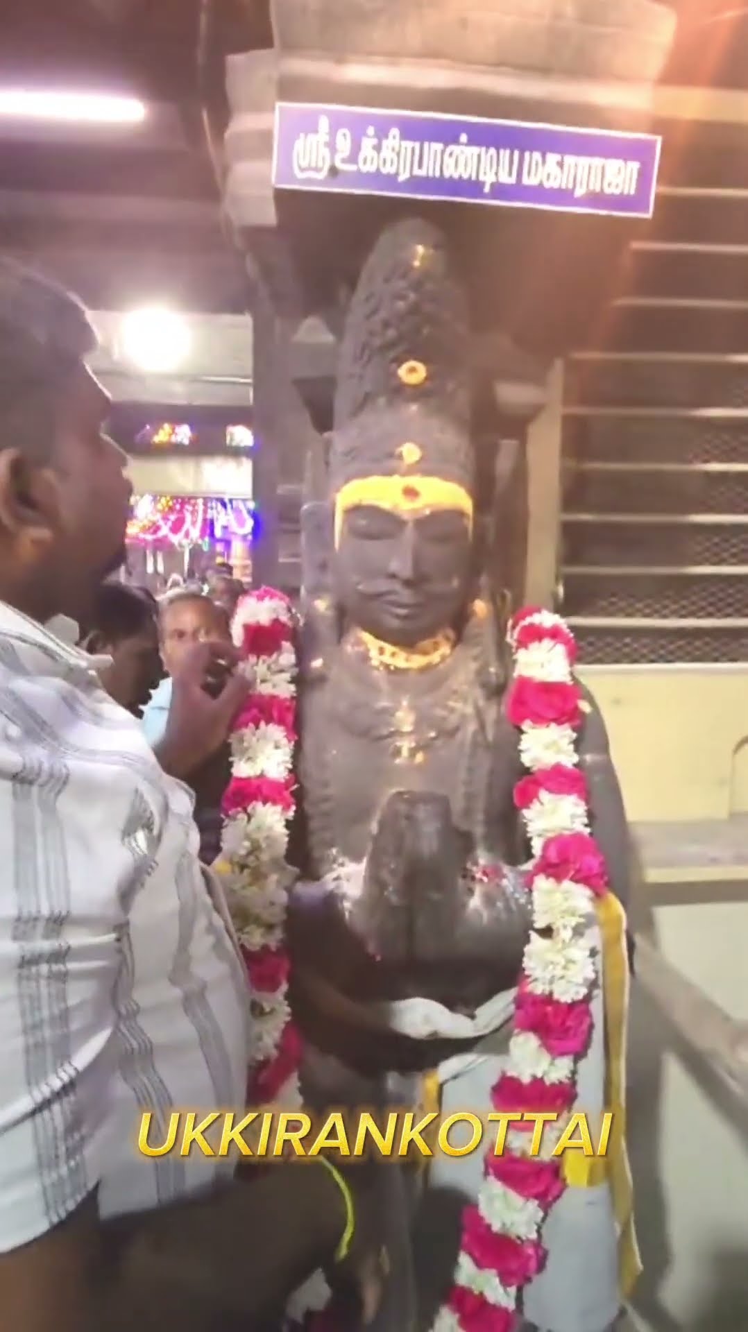 This temple is 900 years old and was built by Ukkira Pandian a king ...