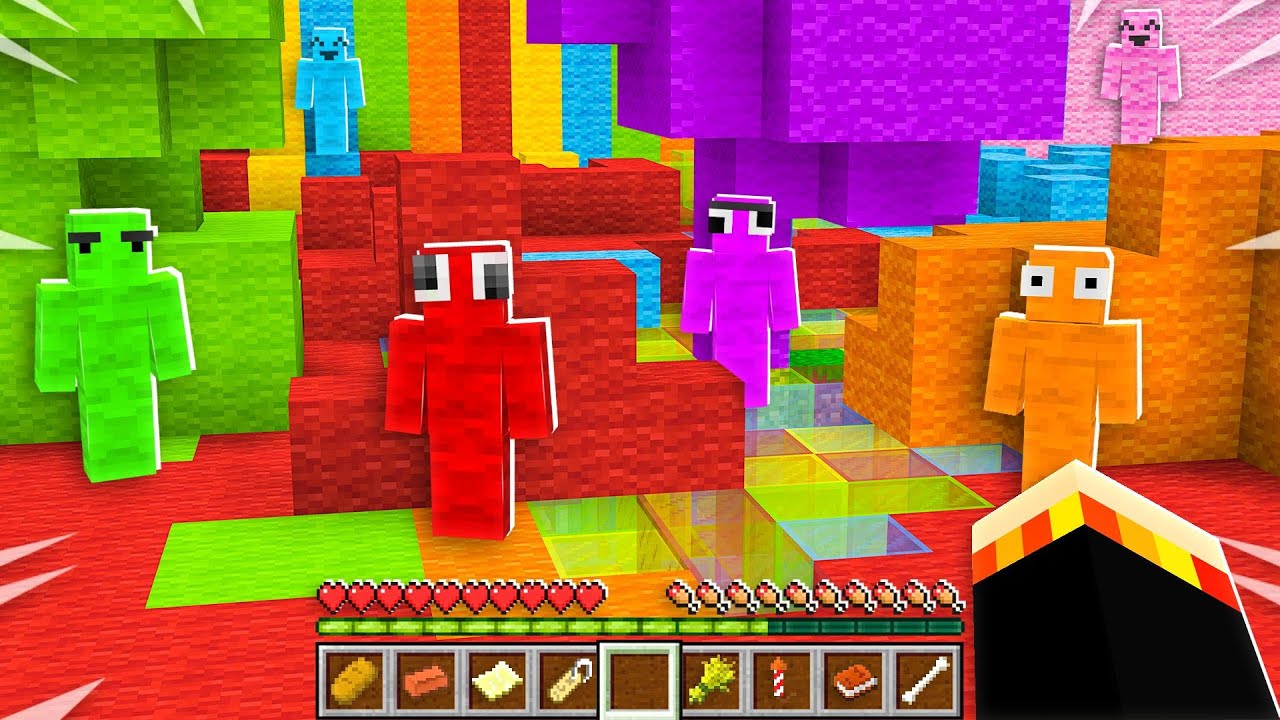 EXTREME 100 Player CAMO Hide and Seek! - Minecraft - YouTube