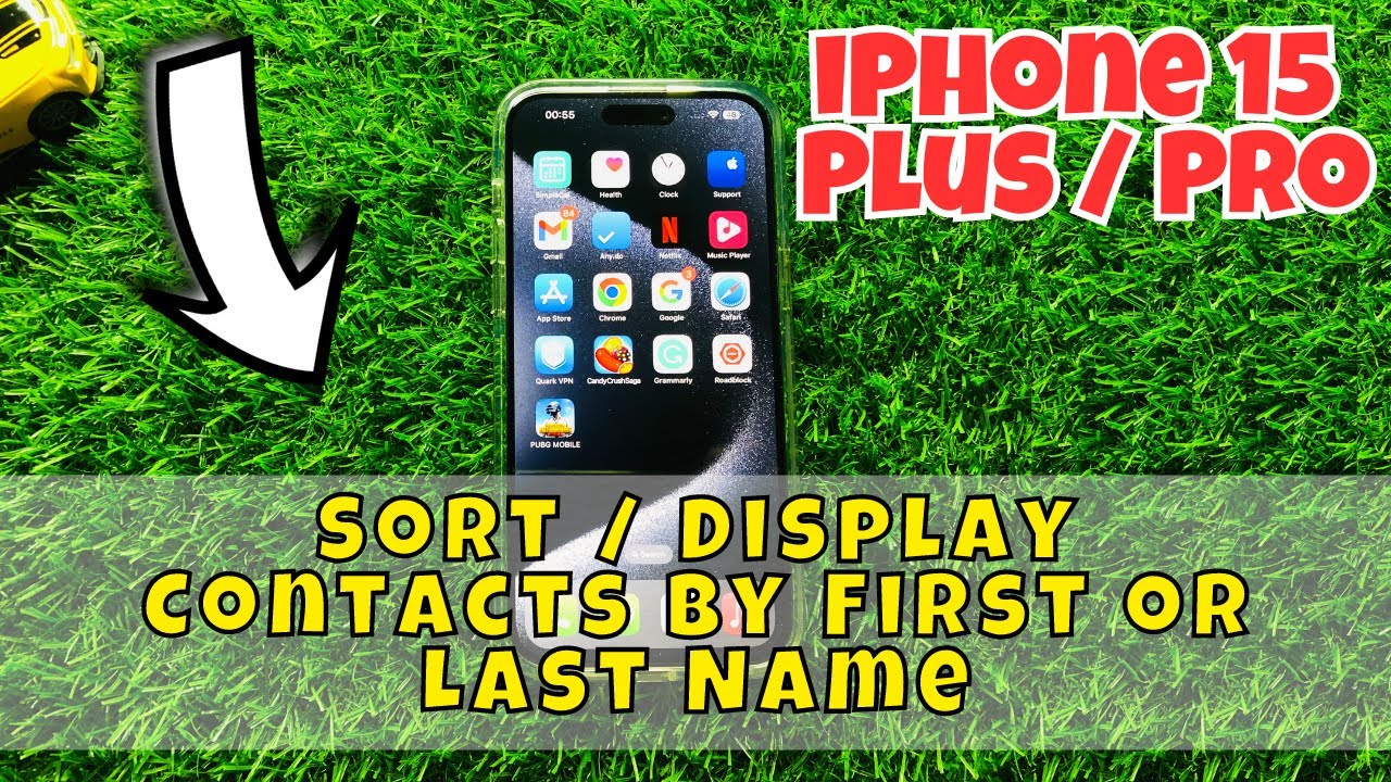 iPhone 15 / Plus / Pro Sort / Display Contacts By First or Last Name ...