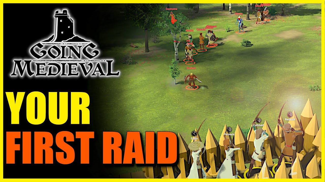 Going Medieval | First Raid Defenses | Beginner Guide - YouTube