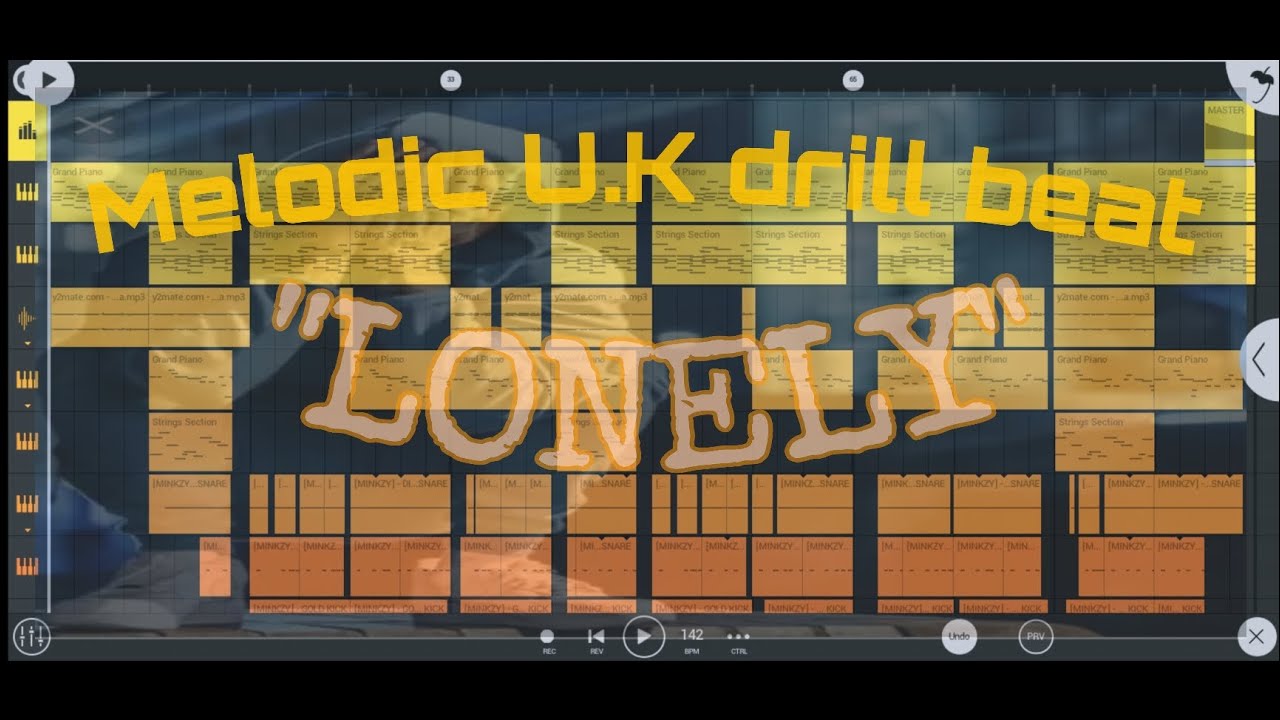 How to make a professional melodic drill beat on FL studio mobile ...