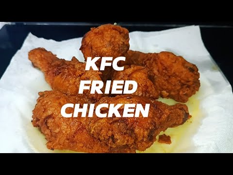HOW TO MAKE KFC FRIED CHICKEN| KFC CHICKEN RECIPE| EASY & CRISPY - YouTube