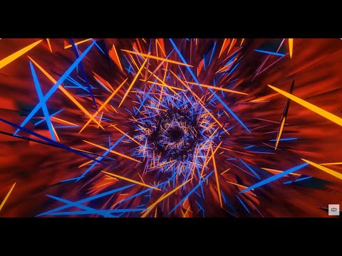10 hours Vectorize(Prototype) VJ LOOP NEON Colorful Tunnel Compilation Abstract Background video ...
