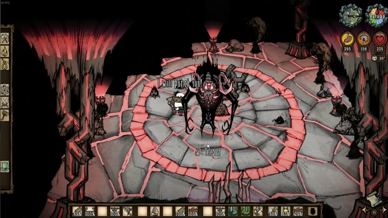 굶지마 투게더 고대의 연료직공 볼프강 솔로잉 연습 (Don't Starve Together Ancient Fuelweaver ...