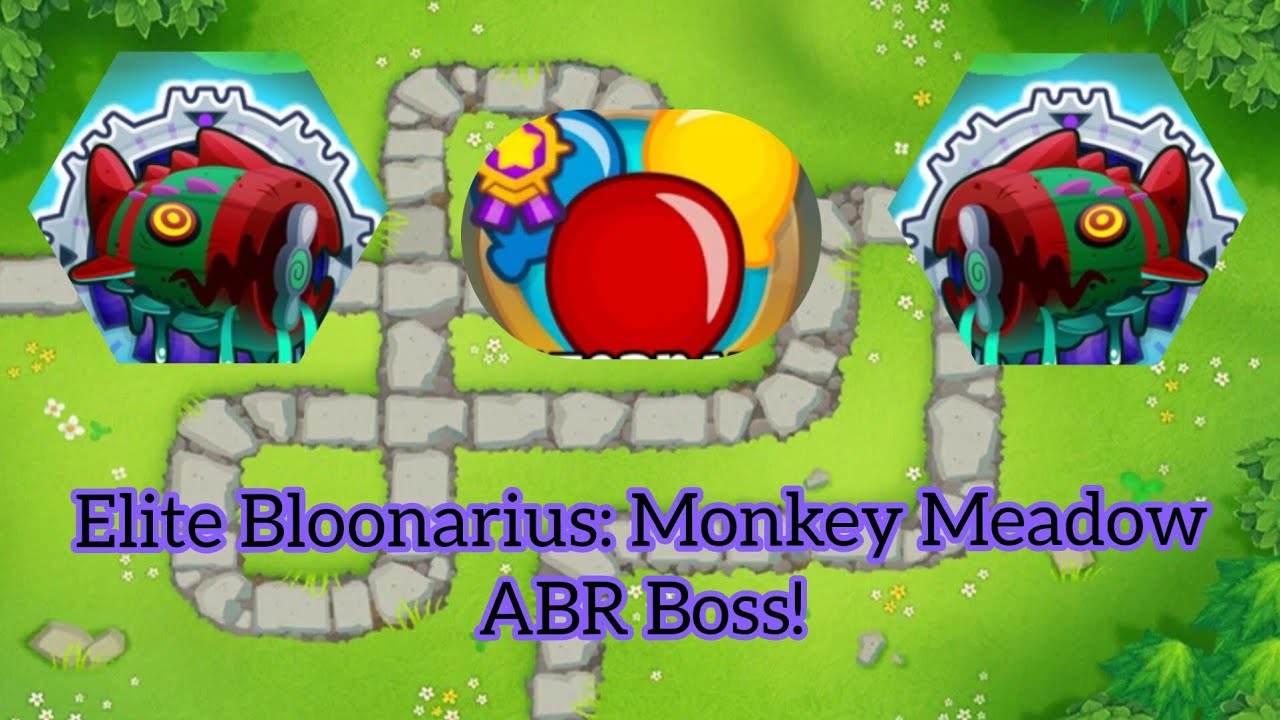 Bloonarius Elite | Monkey Meadow | Finally boss in Alternate Bloon ...