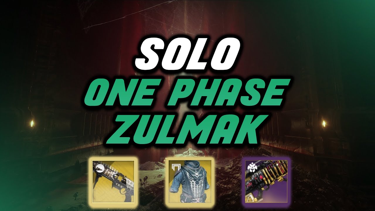 Solo One Phase Zulmak - Pit Of Heresy Dungeon [Destiny 2] - YouTube