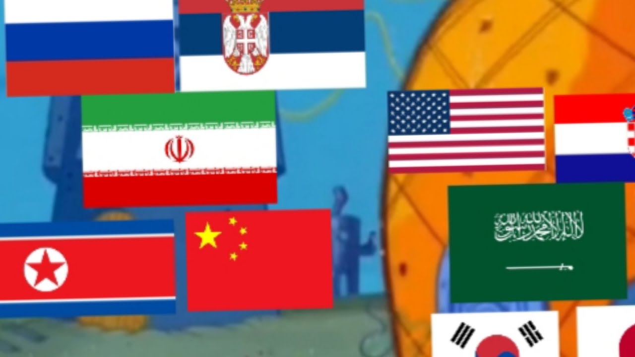 SpongeBob Meme Russia Allies VS USA Allies (Губка Боб Мем Союзники ...