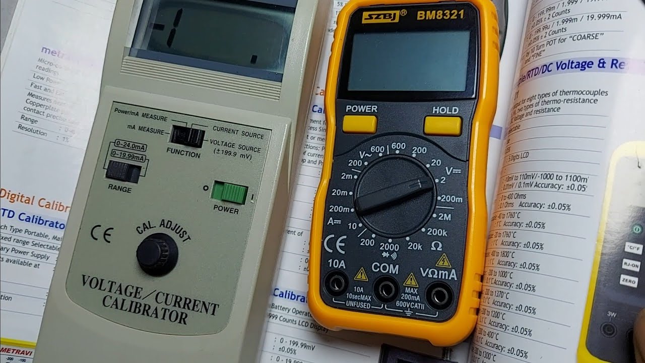 Calibration Testing of Digital Multimeter using Lutron CC-421 ...