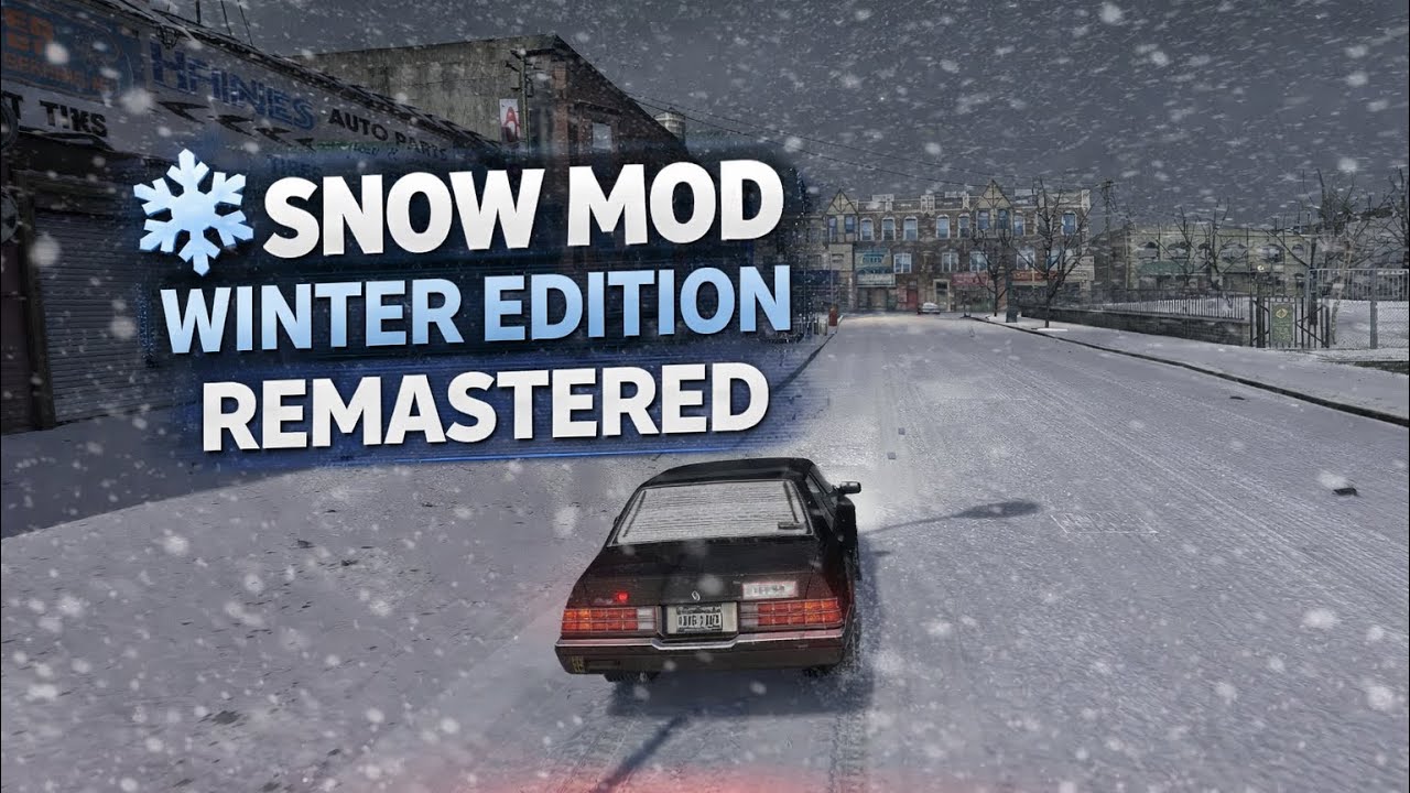 GTA IV Snow Mod Gameplay – Winter Edition Remastered (FusionFix 4.0.5 ...