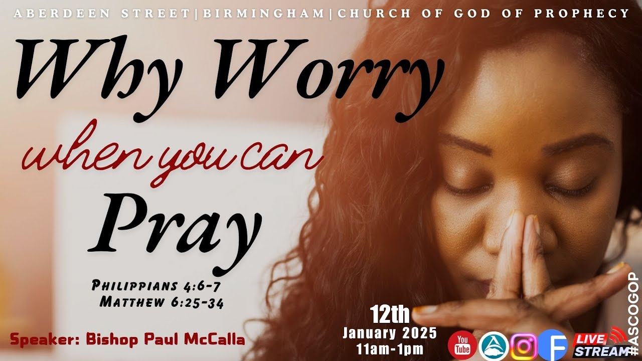 Why Worry When You Can Pray - YouTube