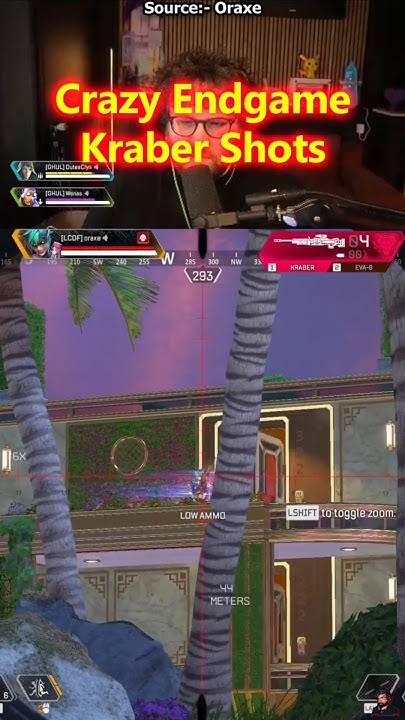 CRAZY Endgame KRABER Shots #apexlegends #shorts - YouTube