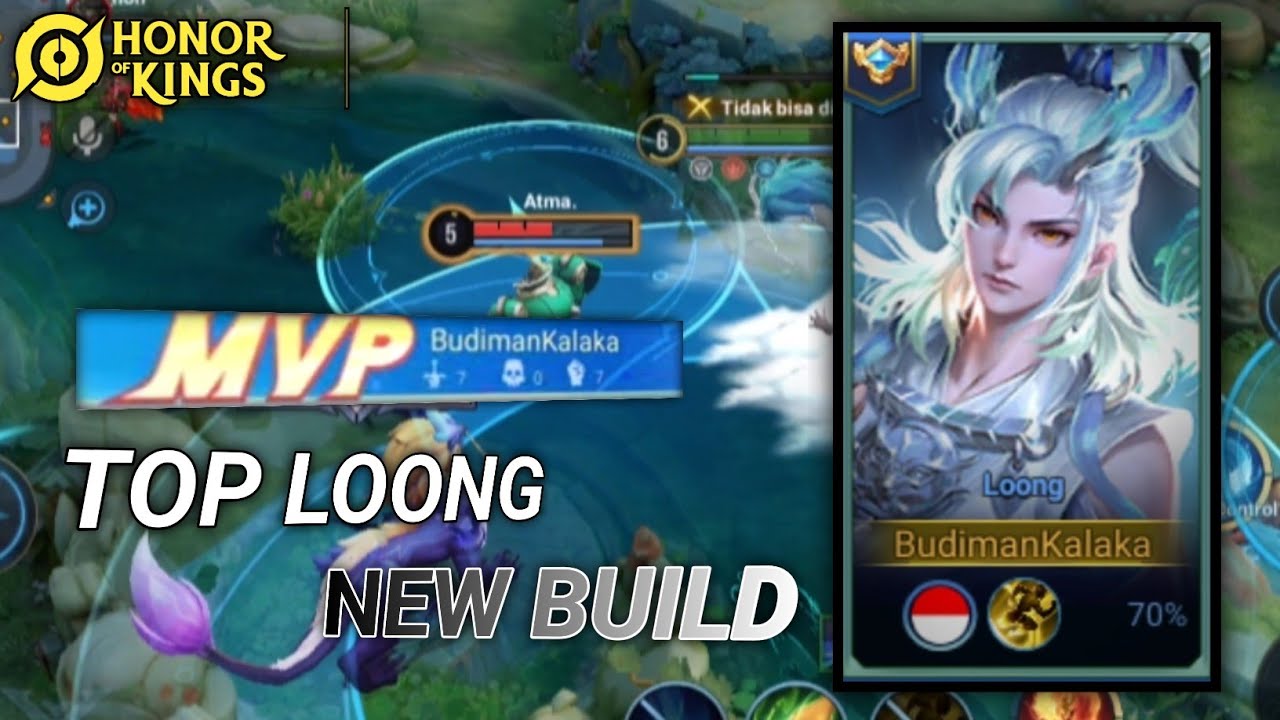 HOK: PRO LOONG GAMEPLAY NEW BUILD HONOR OF KINGS NEW MVP [HOK] - YouTube