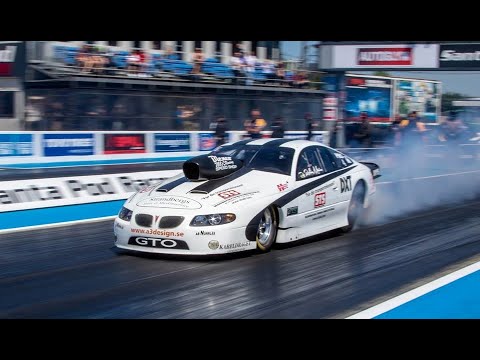 FIA Pro Stock - Robin Noren (left lane) And Michael Malmgren (right ...