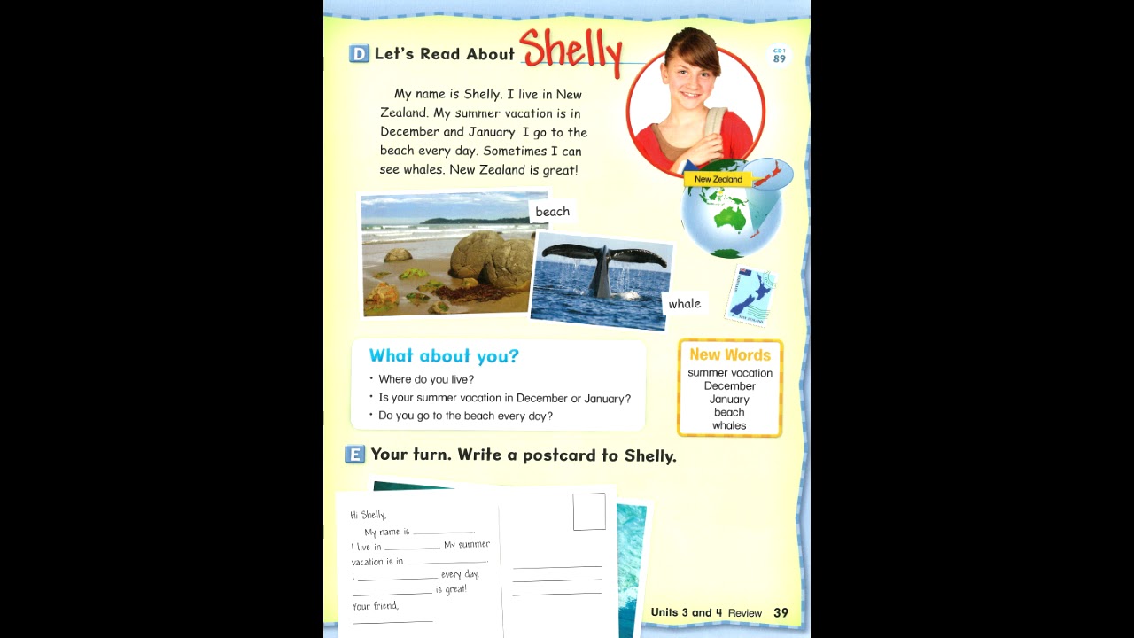 page 39 let's go 3 4th edition units 3 and 4 review - YouTube