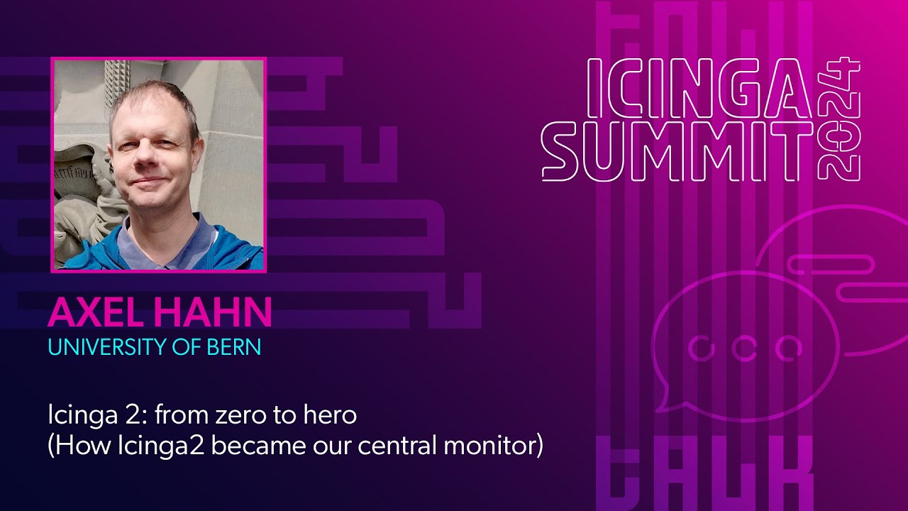 Icinga 2: From Zero to Hero by Axel Hahn - Icinga Summit 2024 - YouTube