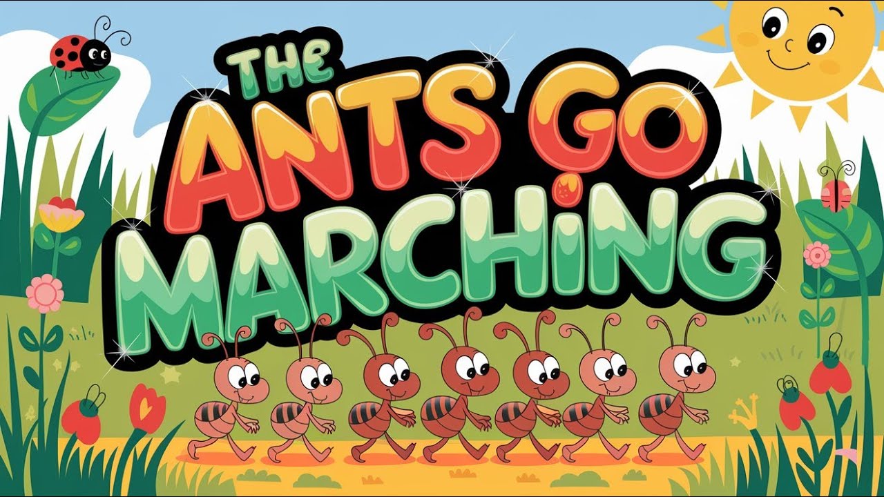 The Ants Go Marching | Nursery Rhymes | Kids Songs - YouTube