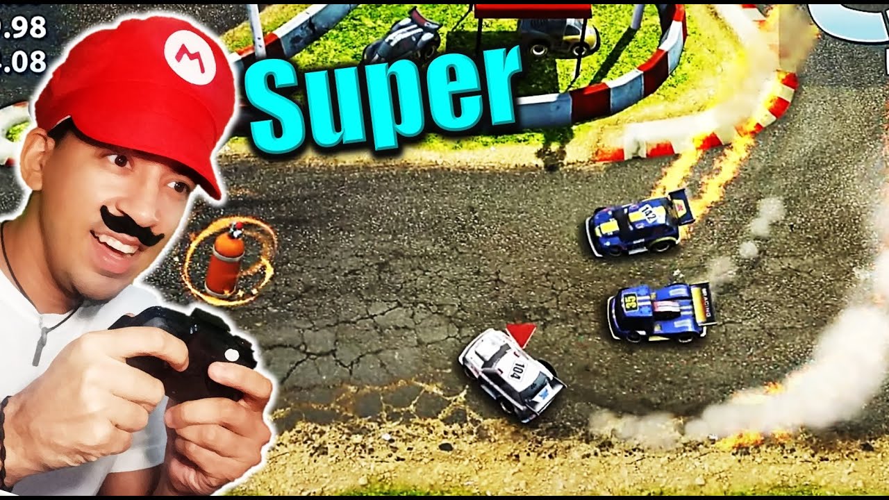 UN ARCADE MUY DIVERTIDO - MINI MOTOR RACING X - DEMO - YouTube