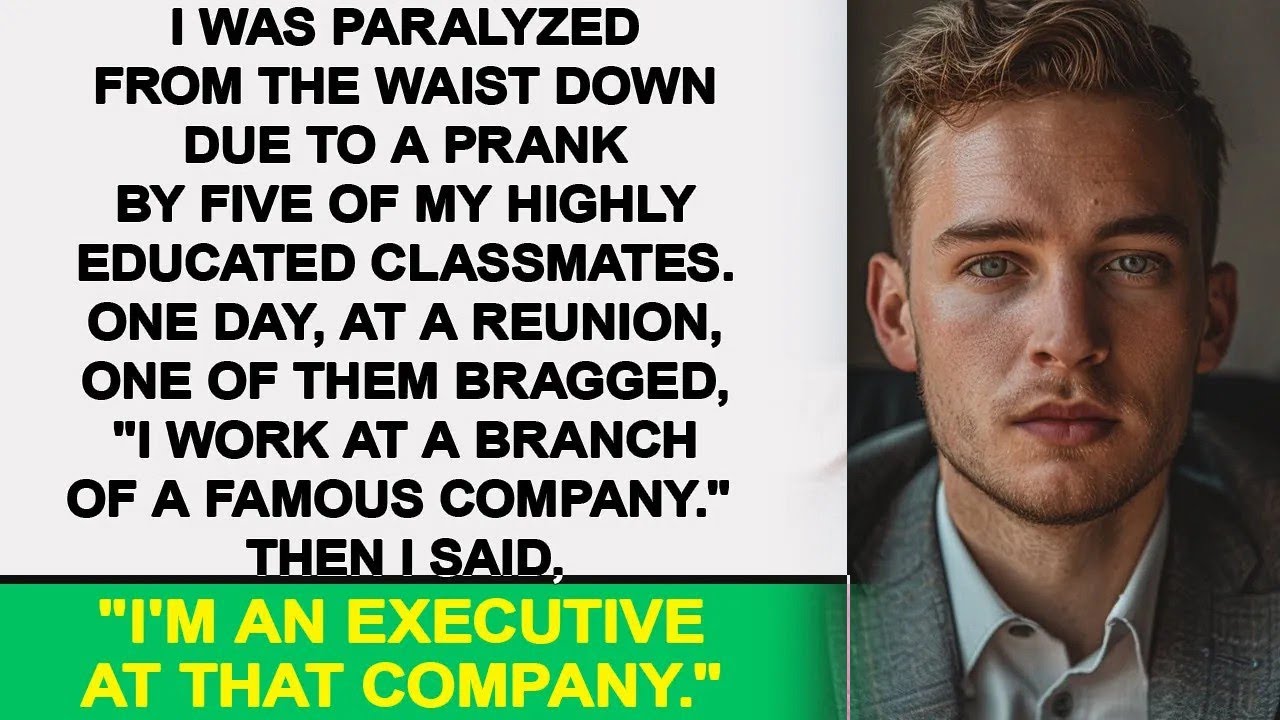 I was paralyzed from the waist down due to a prank by five of my highly ...