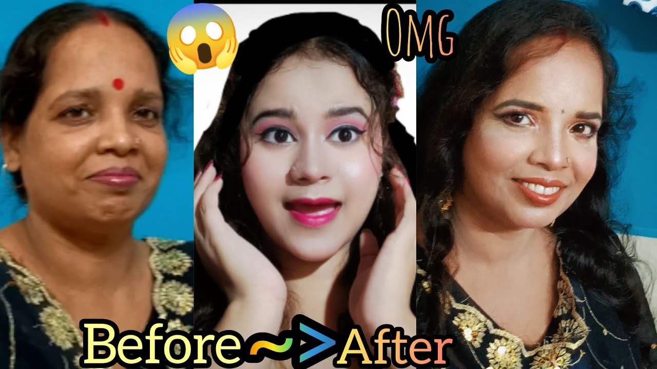 I Did My Mom Makeup | Before and After Shocking Makeover on My Mom 😱 #youtube #shorts #trending ...