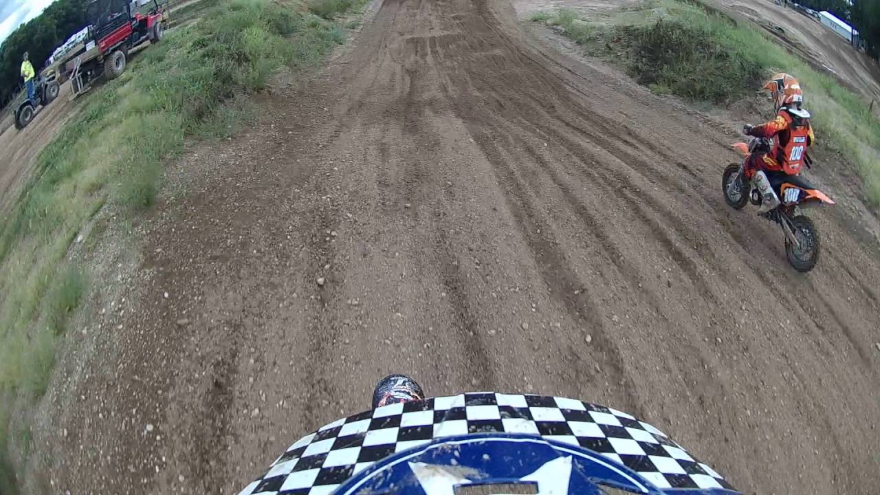 Gage Fuller racing at logroad mx go pro video - YouTube