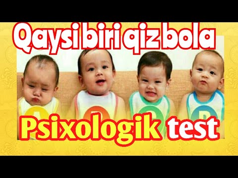 Qaysi biri qiz bola. Psixologik testlar. Psixologiya. Apelsin. Bilib ...