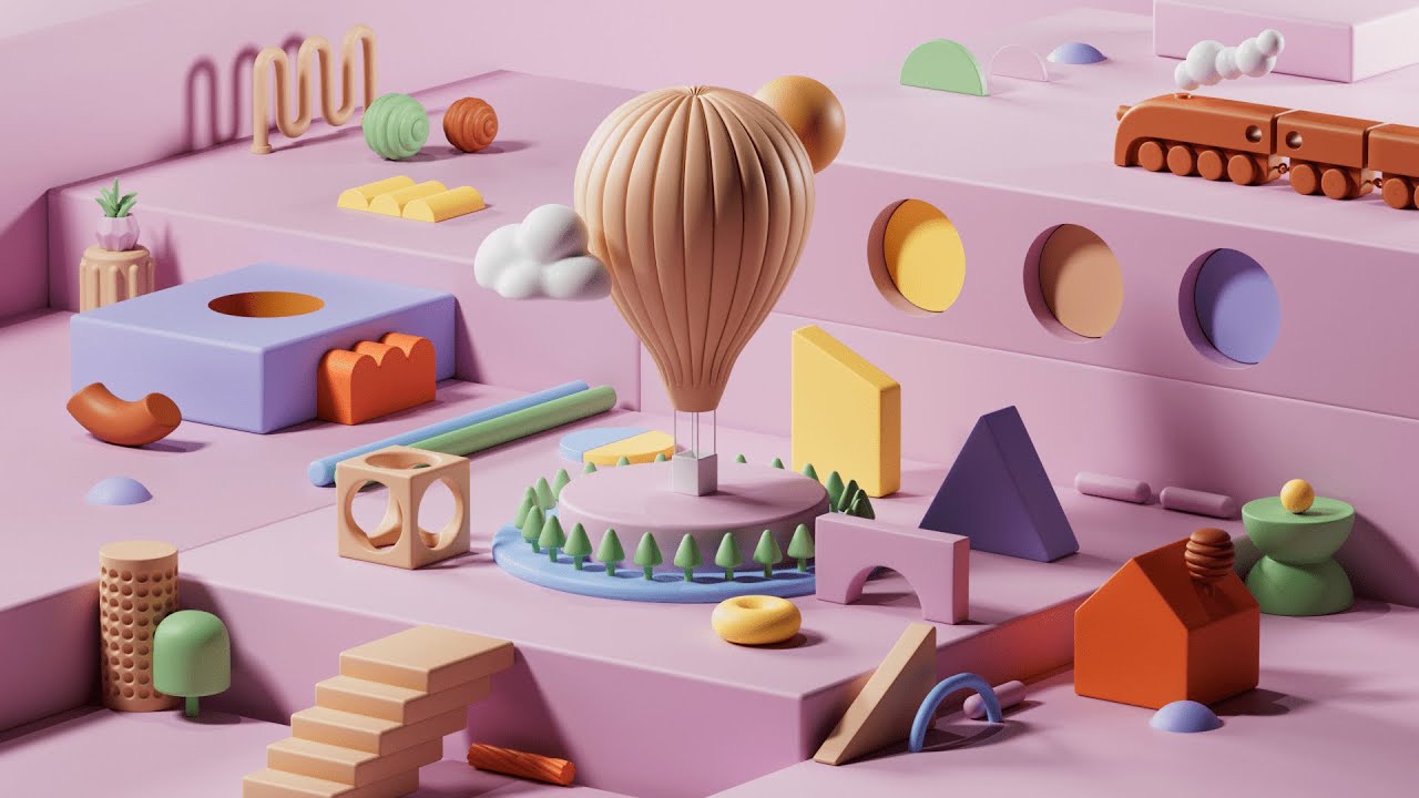 3d Abstract Design + Animation by CHRIS KY - YouTube
