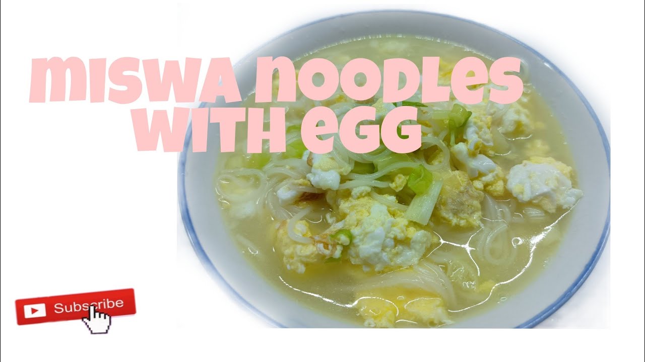SIMPLE AND EASY, HOW TO COOK MISWA NOODLES WITH EGG#ofwtaiwan # ...