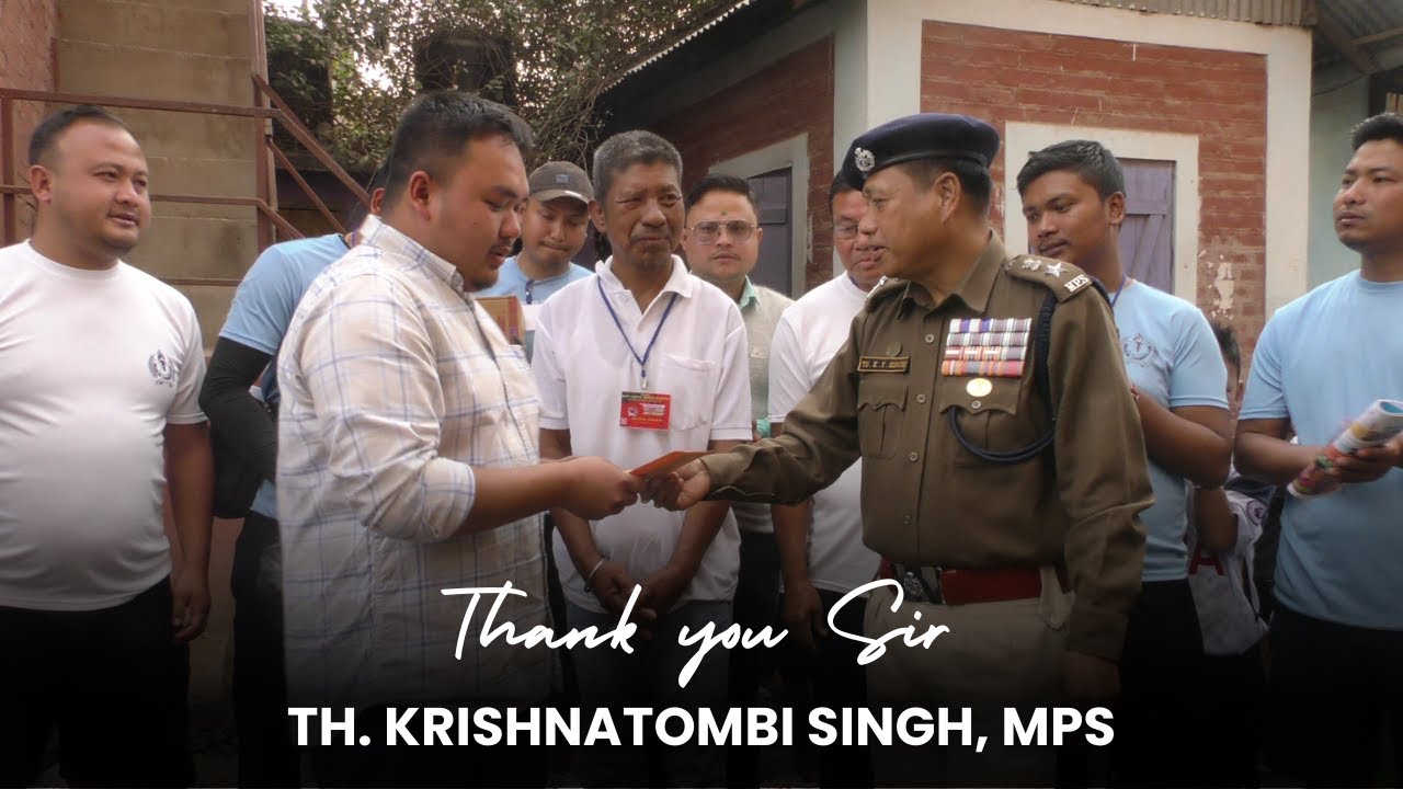 Thank You Sir Th.Krishnatombi Singh,.MPS || Blind Hit Game || Malom ...