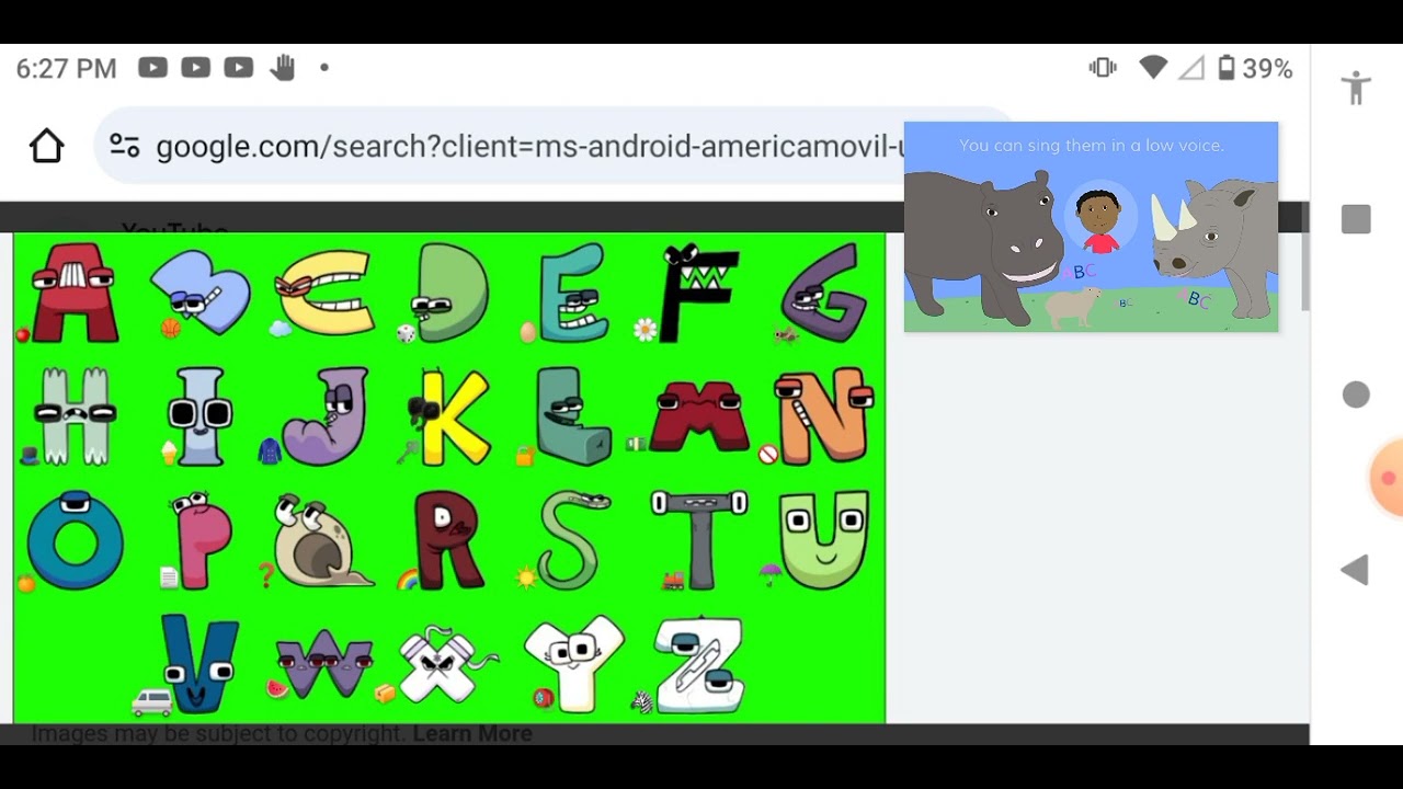 kidstv123 We're singing the ABC's zed version with alphabet lore 1.25x speed - YouTube