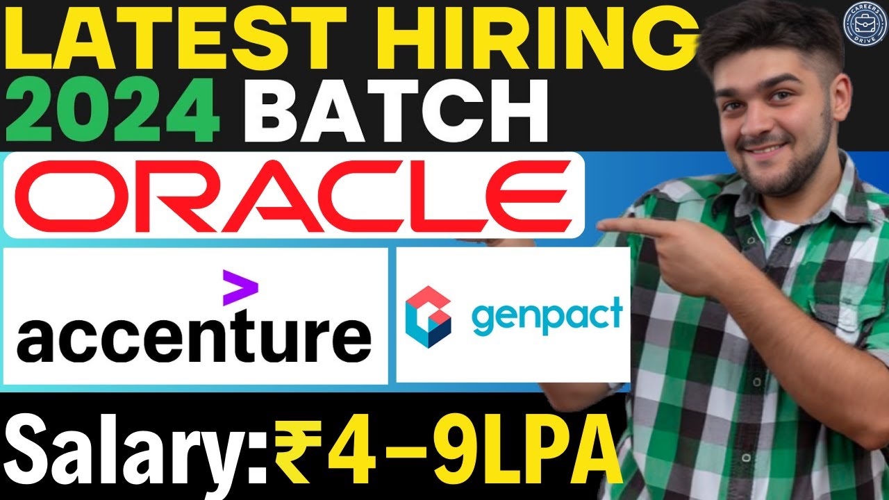 Accenture, Oracle, Genpact and MORE are Hiring BIG TIME in 2024! - YouTube
