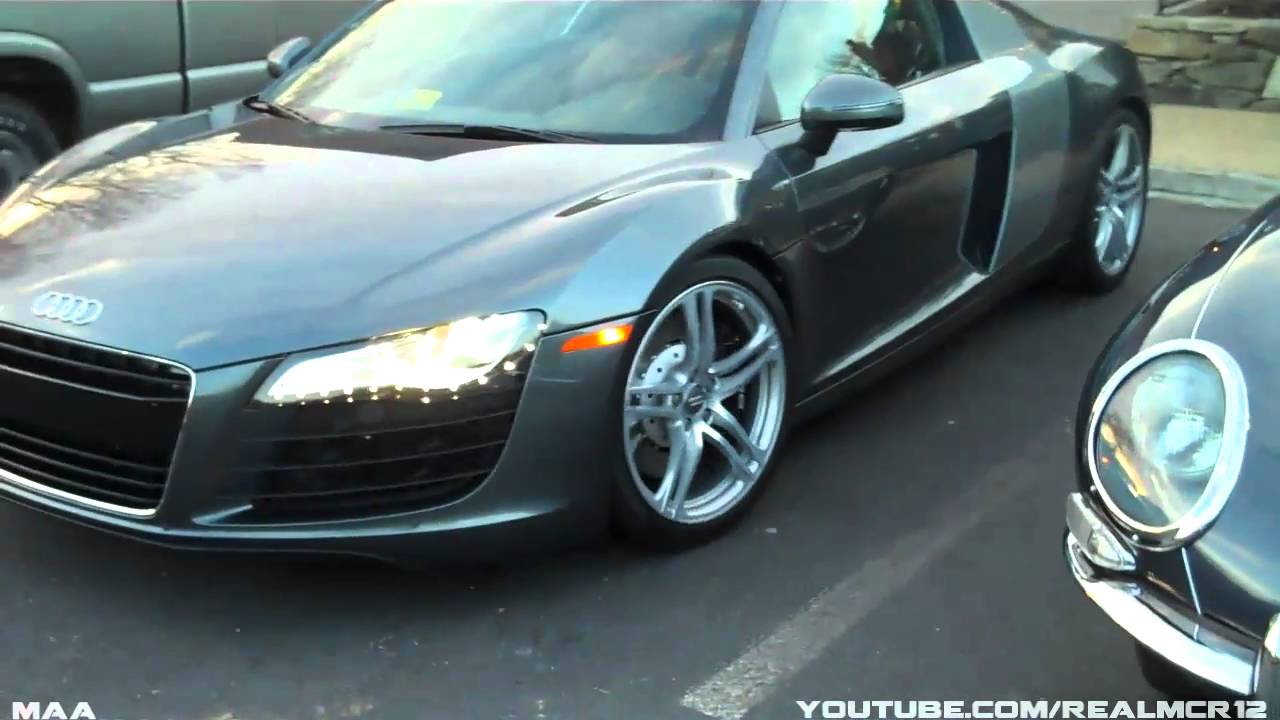 Audi R8 Engine Sound and a Cool License Plate!! - YouTube