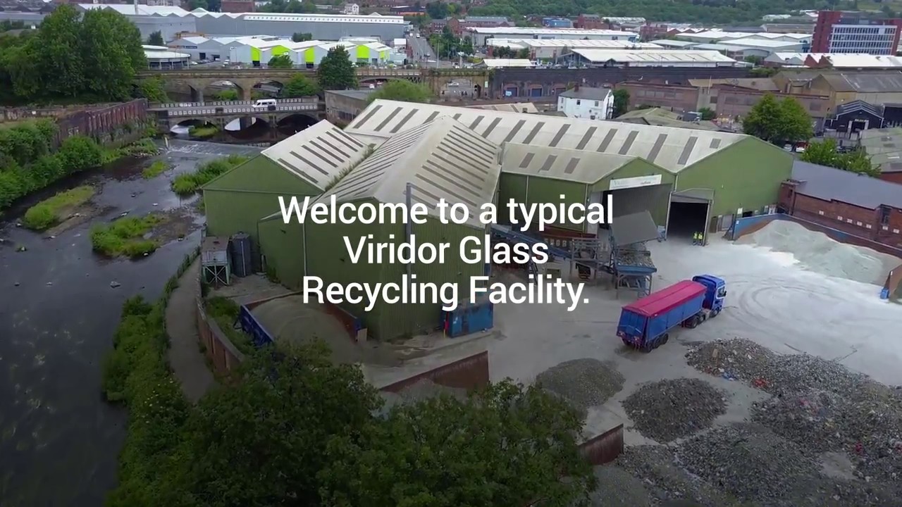 A typical Viridor recycling process- Glass - YouTube