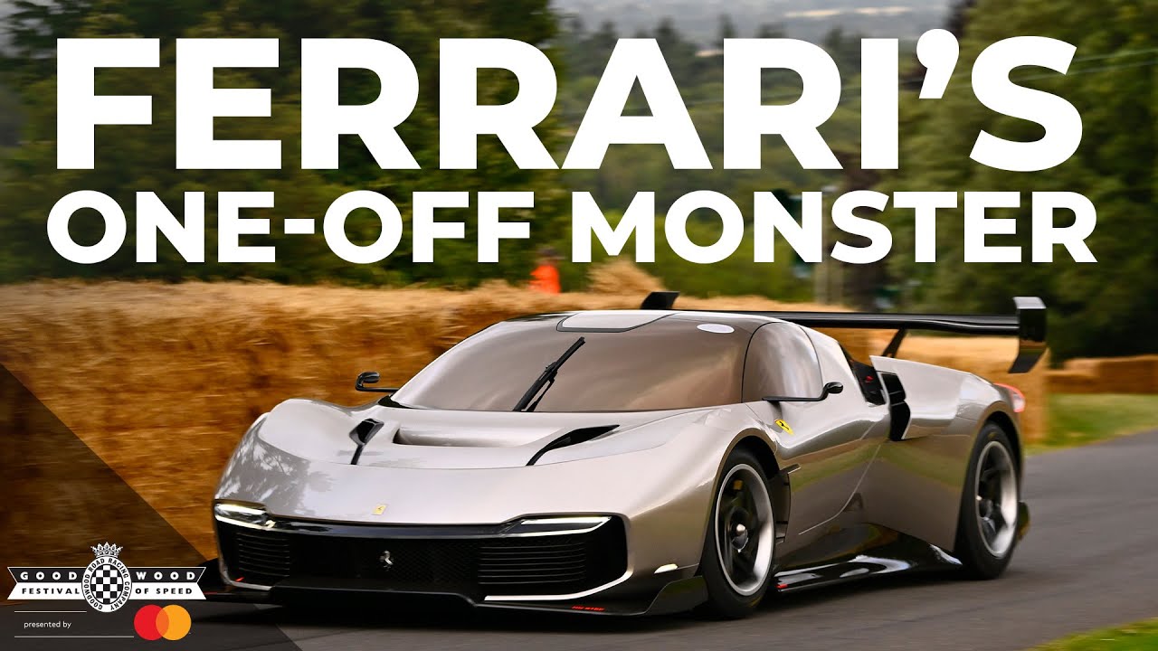 Stunning new Ferrari KC23 makes world debut at Goodwood FOS - YouTube