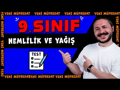 Nemlilik ve yağış soru çözümü📕 3.ünite 🔴 9.sınıf coğrafya | 2025